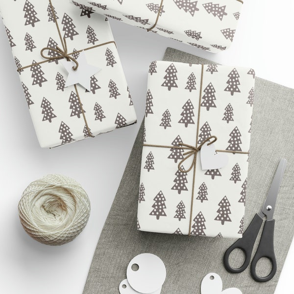 Christmas Farmhouse Wrapping Paper - Etsy