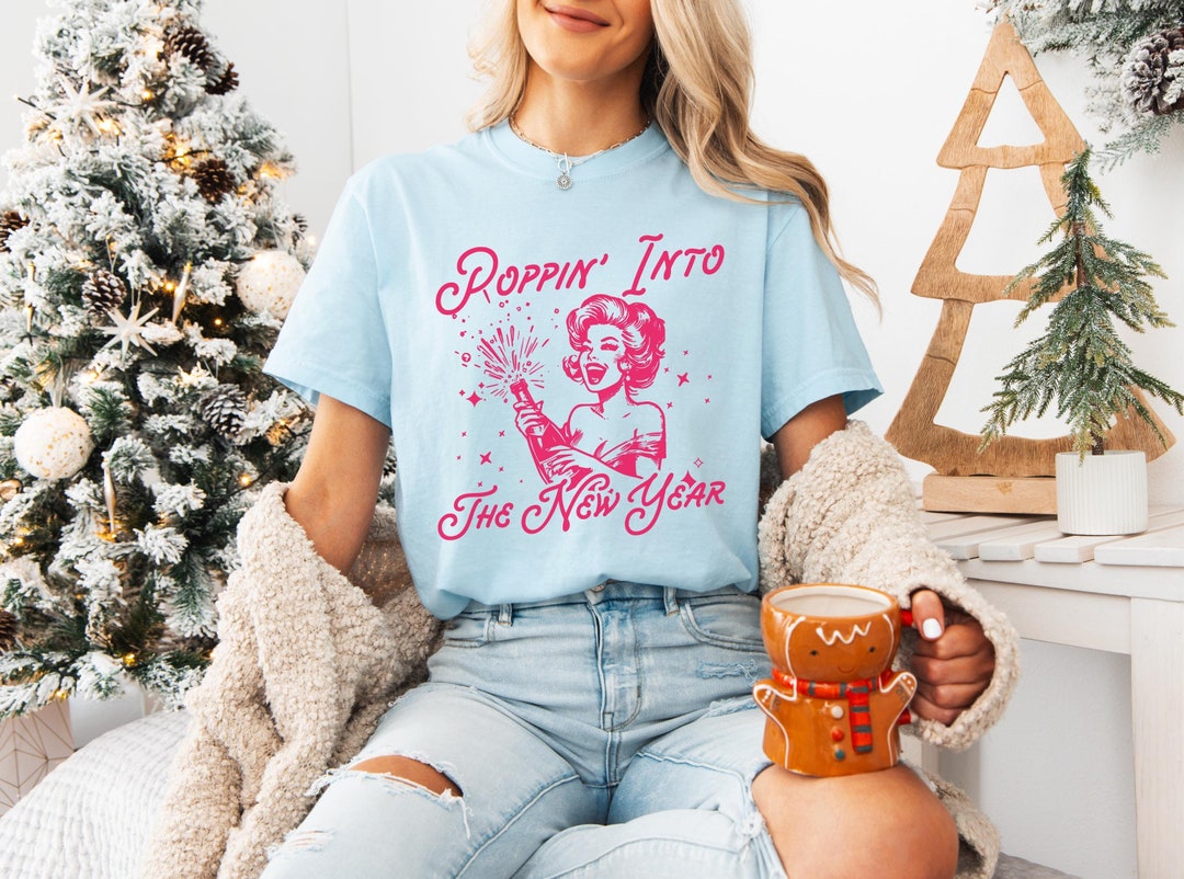 Cheers to a New Year Shirt, Prosecco Champagne Shirt, NYE 2025 Shirt ...