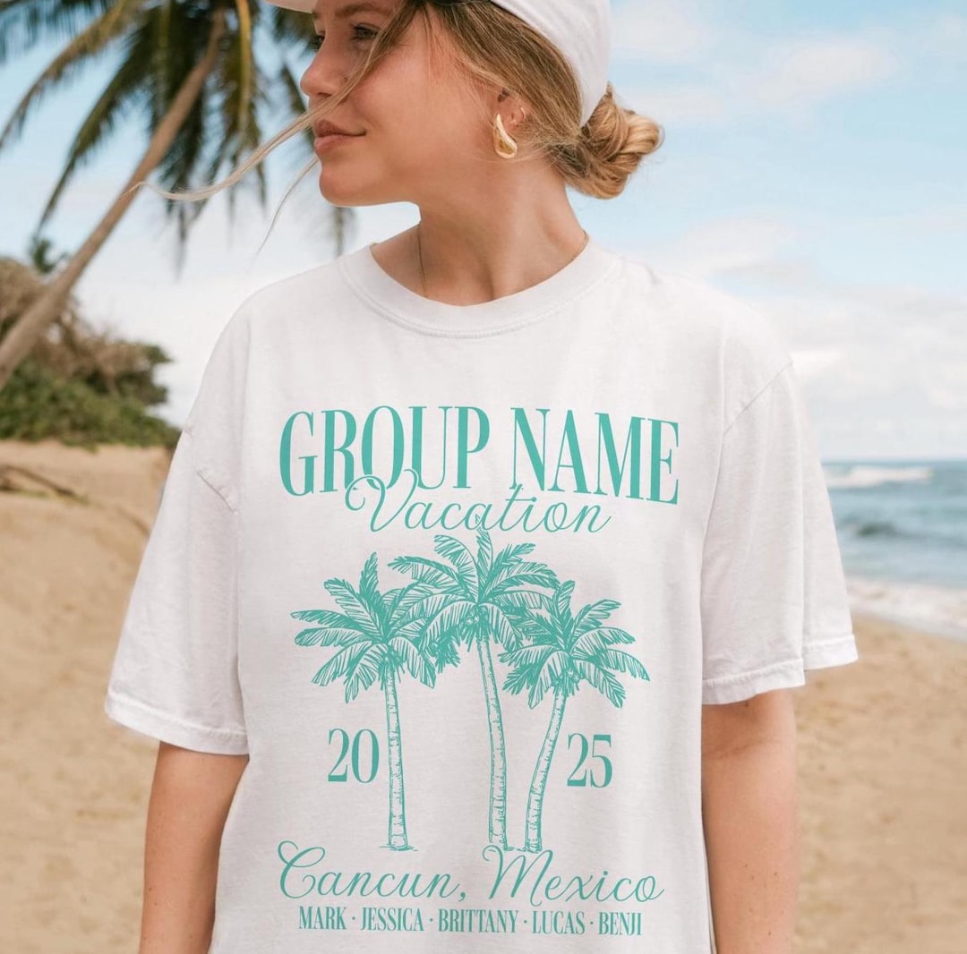 Personalized Family Vacation Shirts, Matching Group Shirts, Custom ...