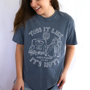 Custom Wedding Toss Shirts, Custom Wedding Shirt, Personalized Bridal ...