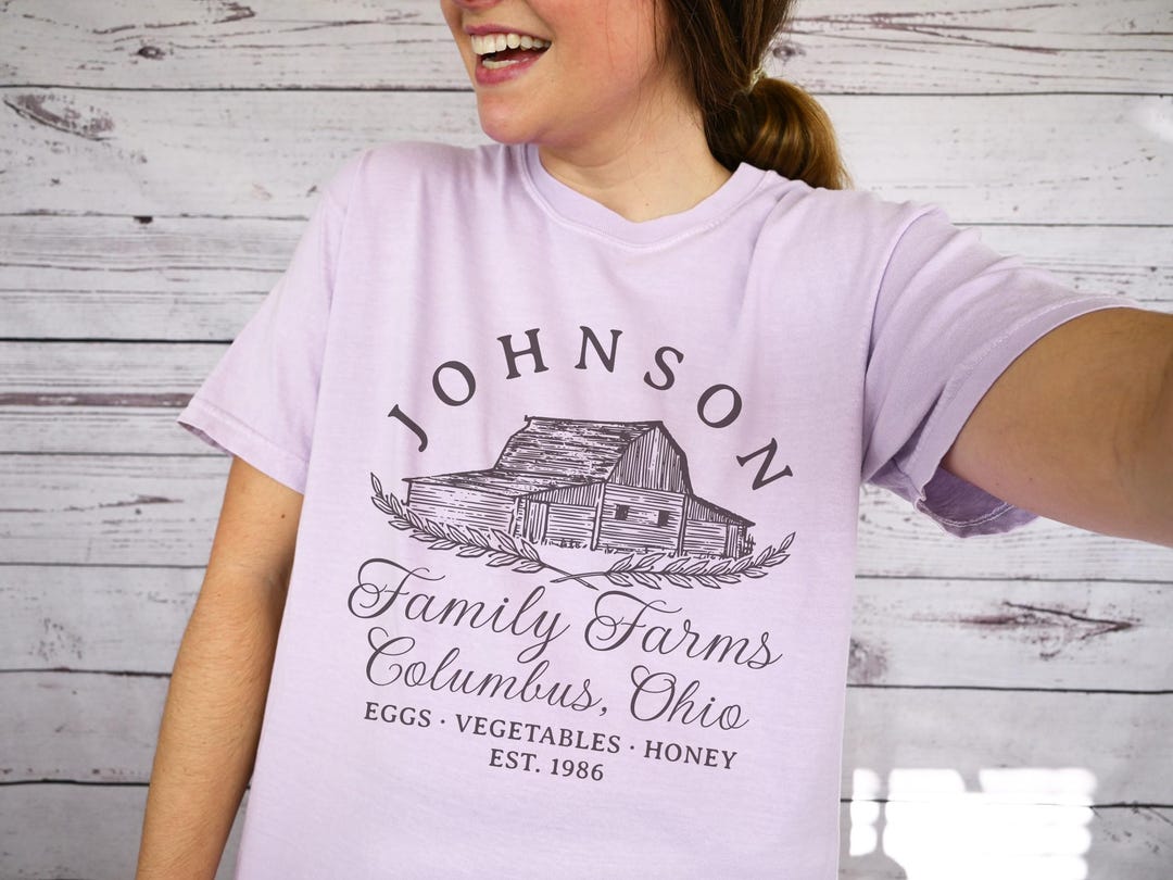 Personalized Family Farm Shirt, Custom Farmer Tshirt, Homesteader Gift ...