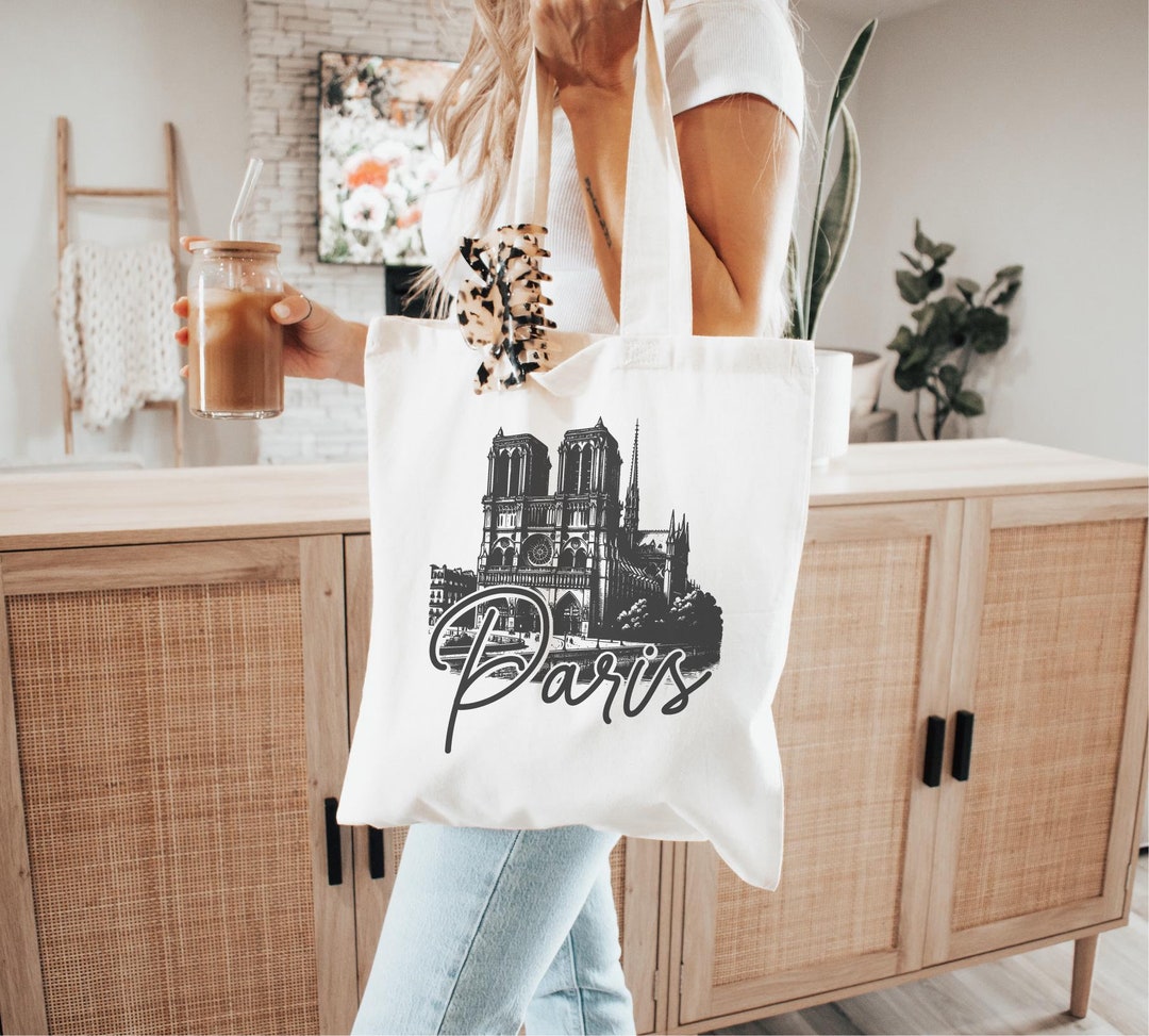 Paris France Tote Bag, Traveler Gift, European Destination Gift, Travel ...