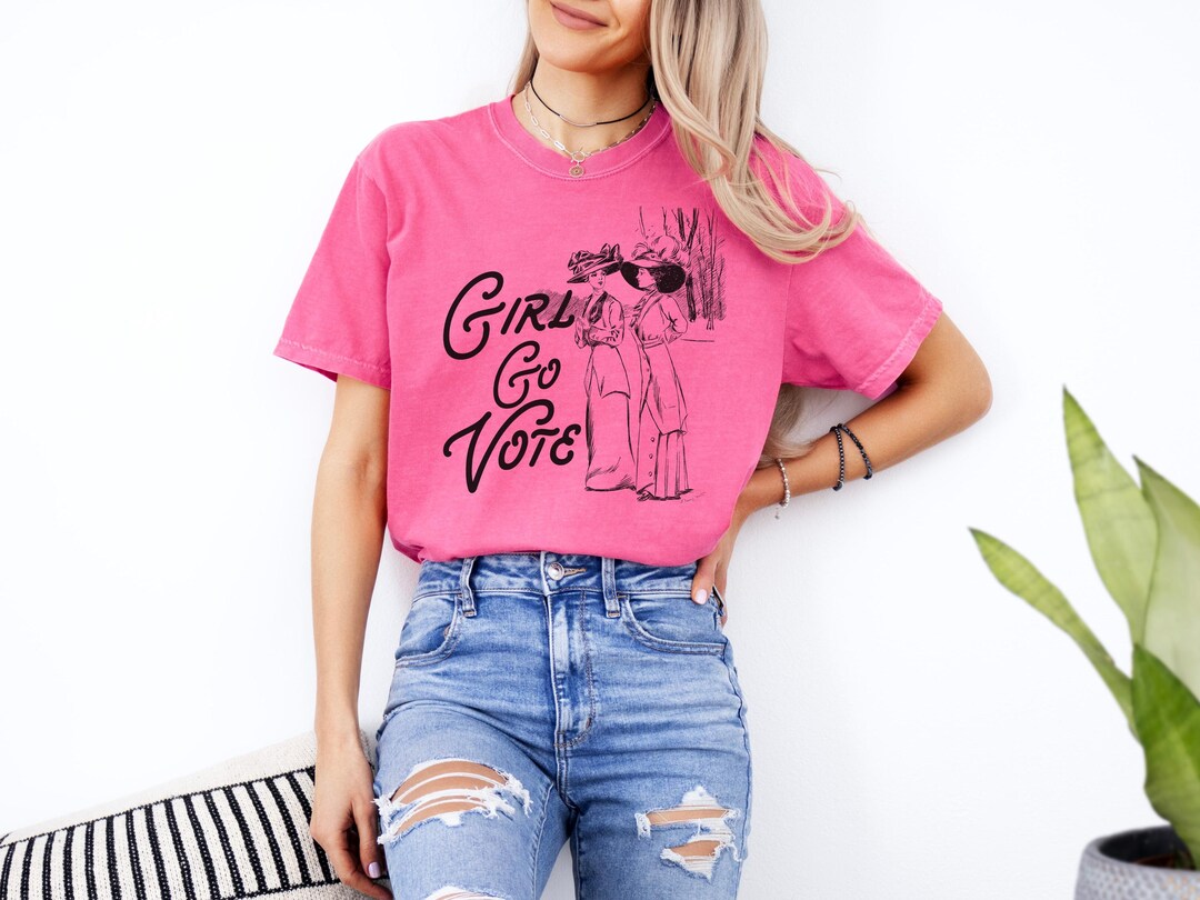 Voting Shirt, Comfort Colors Votes for Women Shirt, Women's Political ...