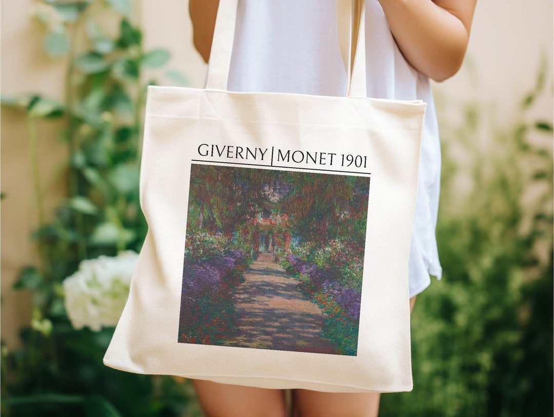 Claude Monet Tote Bag, Giverny Gardens, Fine Art Gift, Indie ...