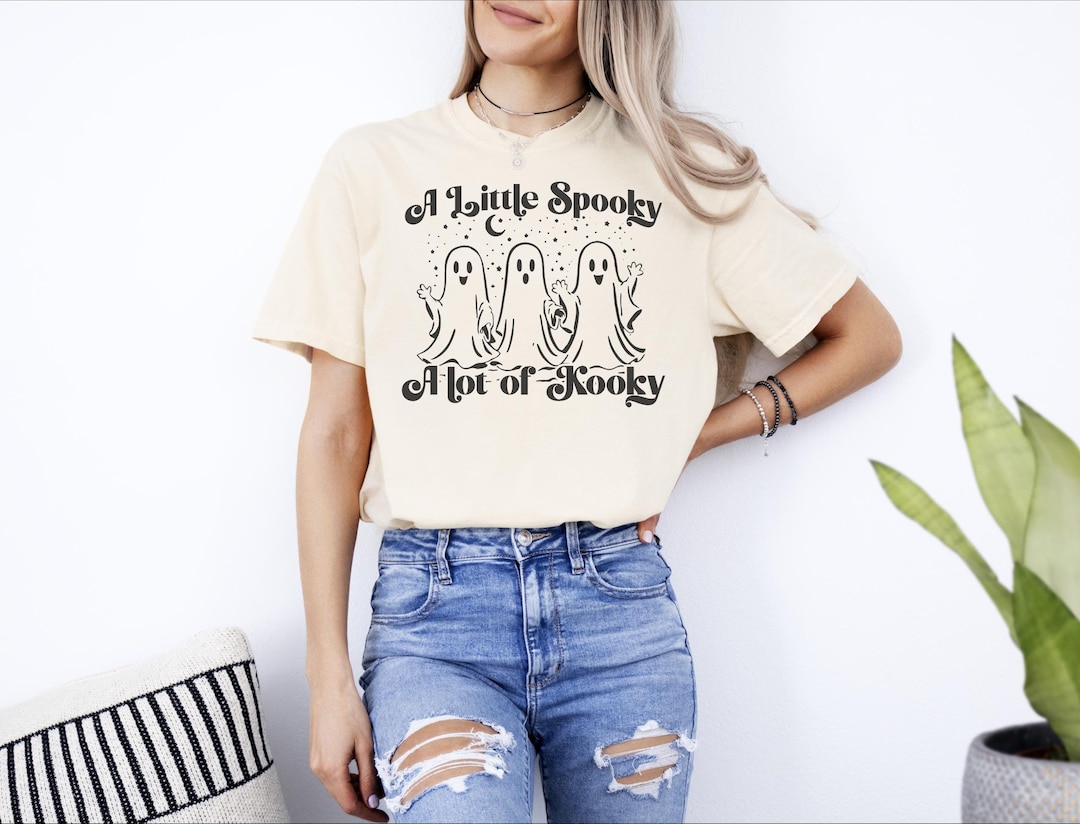 Funny Ghost Shirt, Retro Halloween Shirt, Cute Ghost Shirt, Hey Boo ...