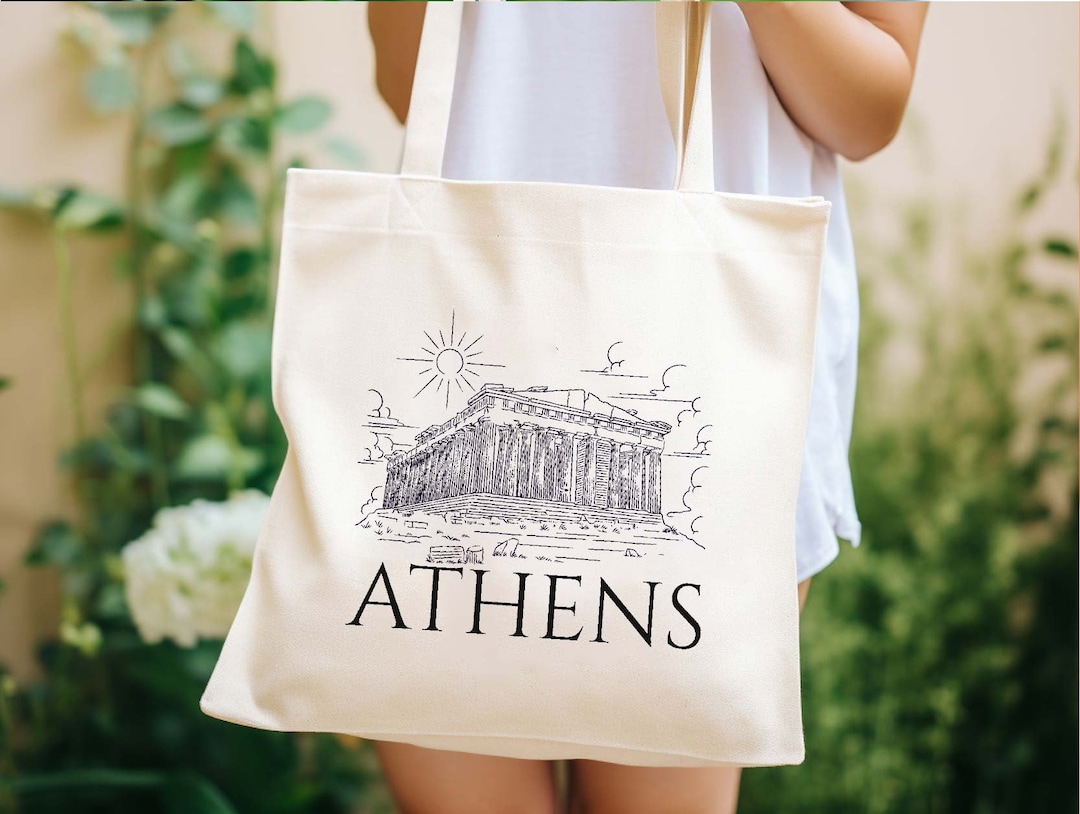 Athens Greece Tote Bag, European Destination Gift, Travel Destinations ...