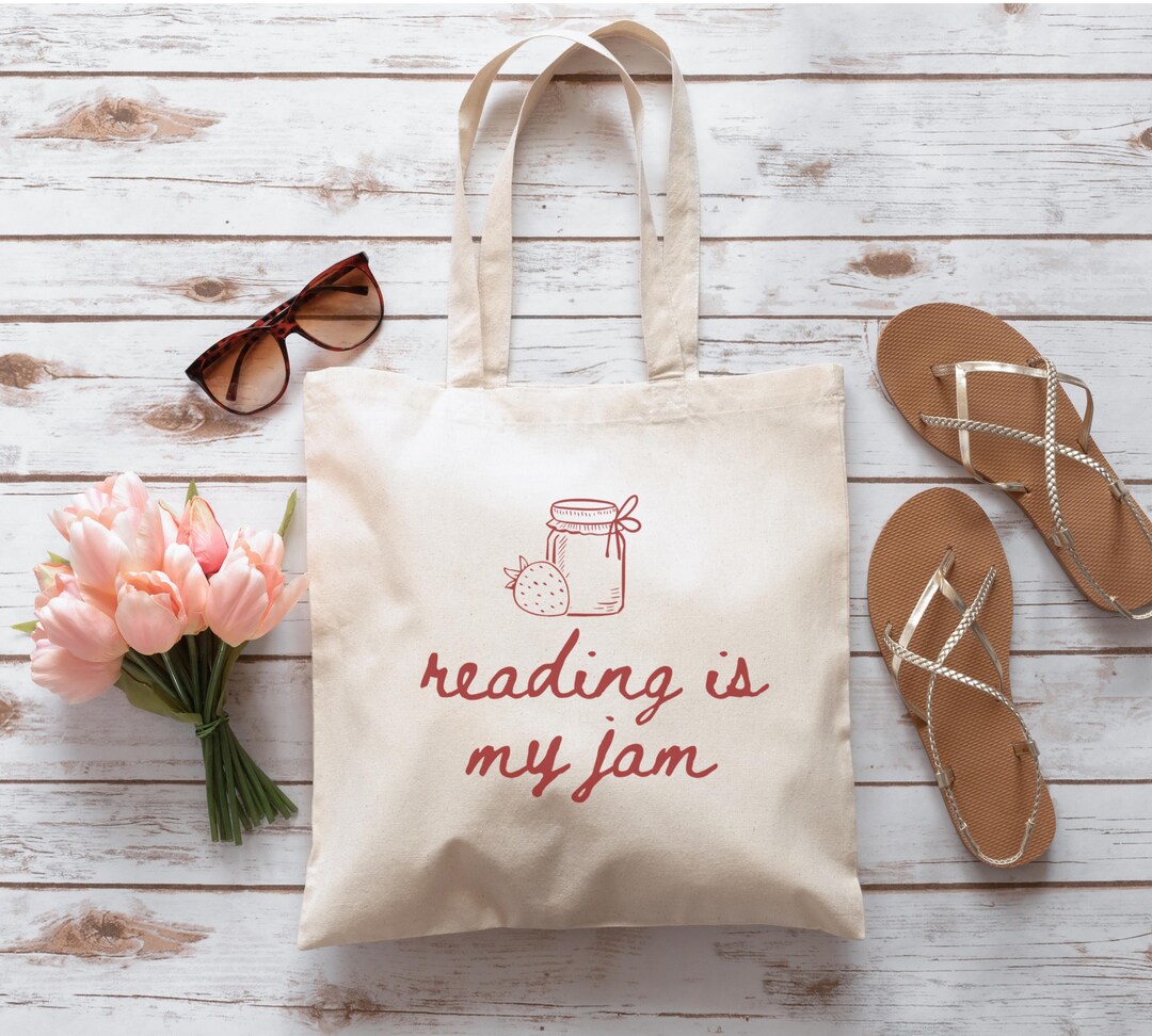 Funny Bookish Tote Bag, Romantasy Reader, Book Boyfriend, Librarian ...