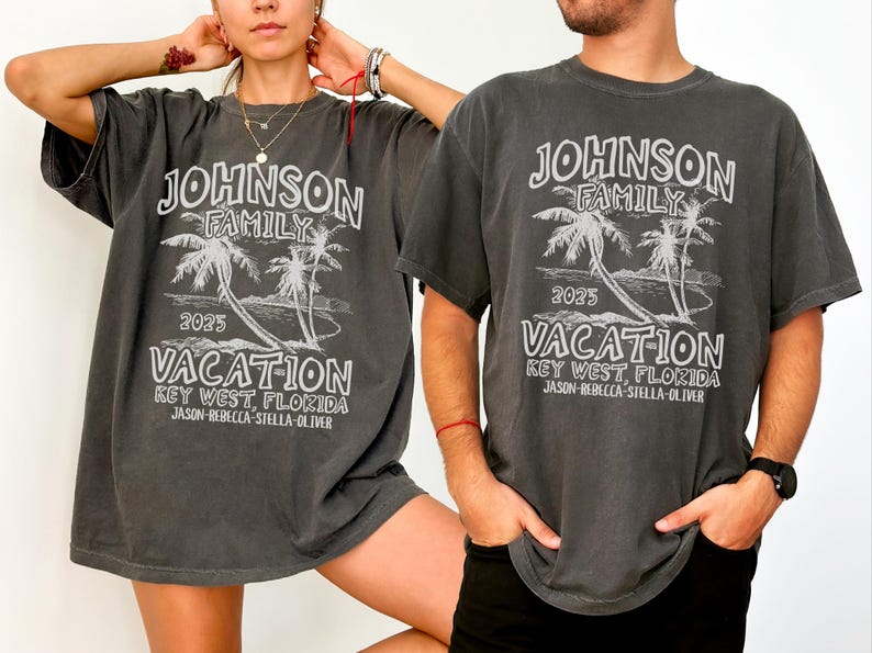 Personalized Family Vacation Shirts, Matching Group Shirts, Custom ...