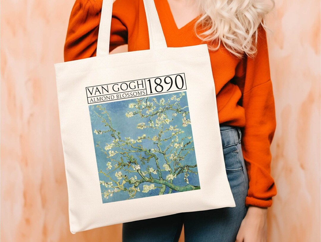 Vincent Van Gogh Tote Bag, Classic Art Gift, Vintage Floral, Indie ...