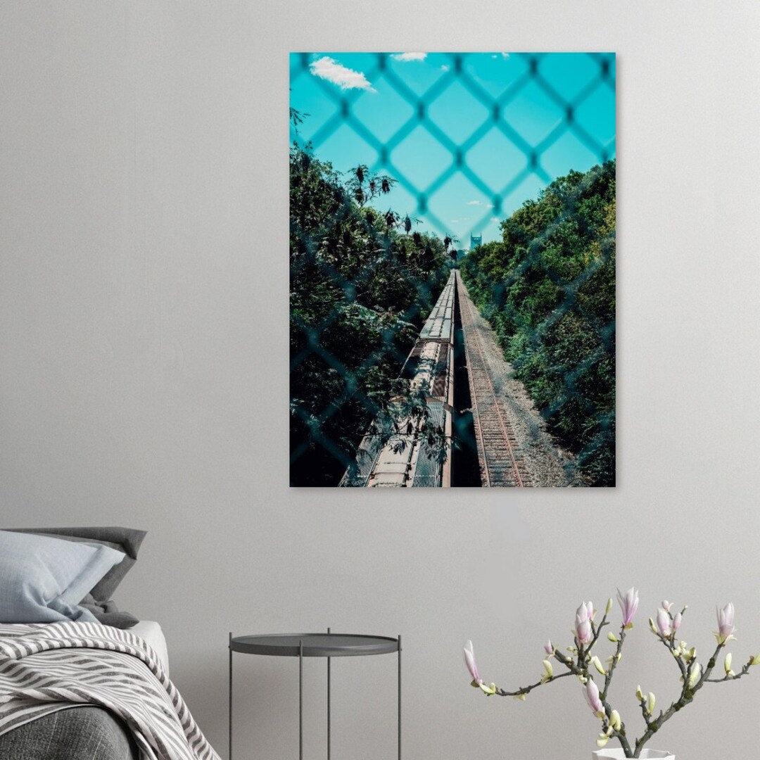 Nashville Train Tracks Print, Urban Travel Photography - Etsy