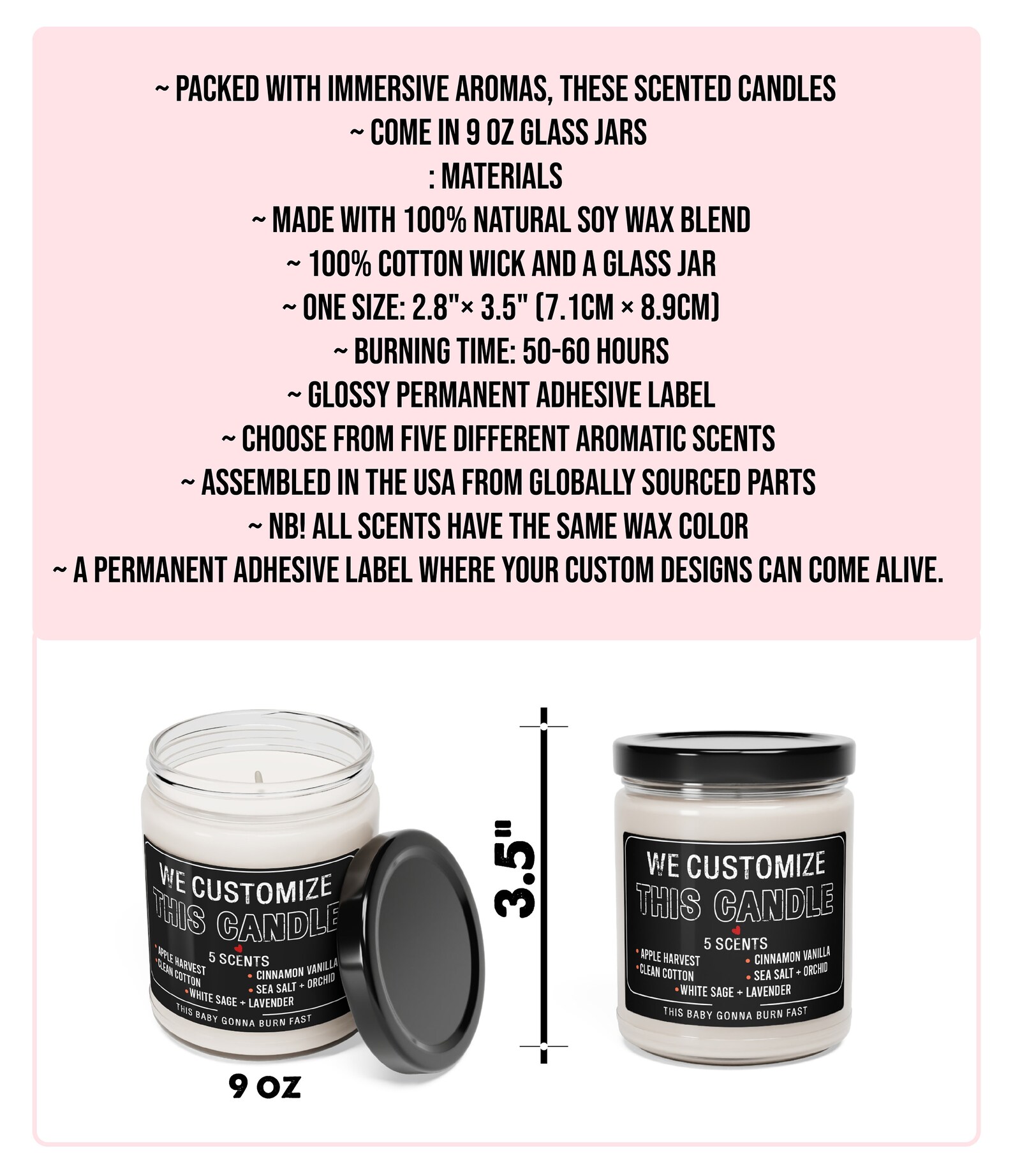 Candle for Mom, Nana Gigi Christian Candle Gift, Soy Cotton Wick Candle ...