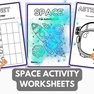 Space Fun Activity Book - Etsy