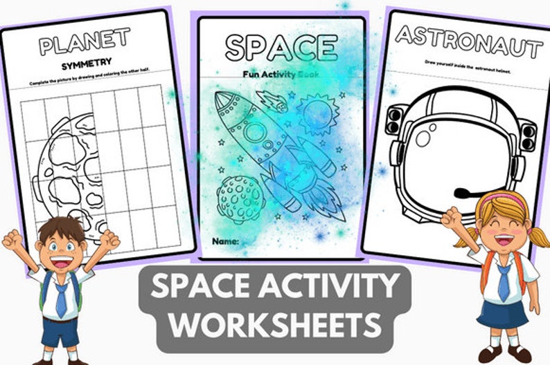 Space Fun Activity Book - Etsy