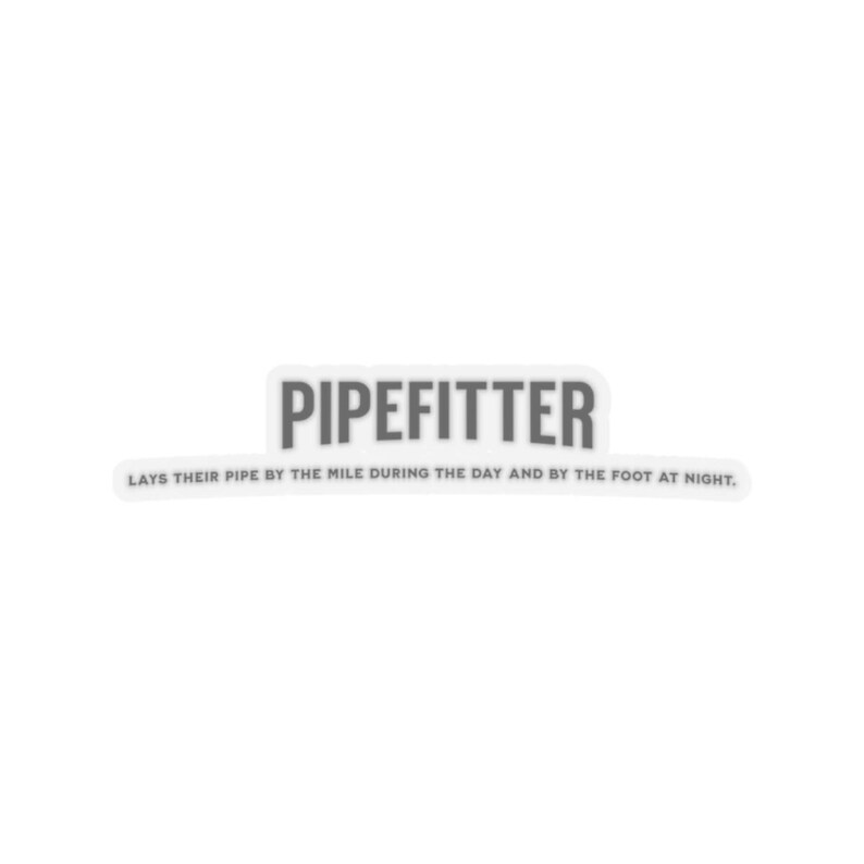 Hard Hat Sticker Funny Pipefitter Welder Electrician Union Pipeline ...