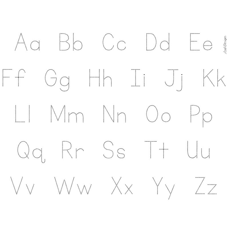 Alphabets Handwriting Practice Sheets, ABC Letter Tracing, Handwriting ...