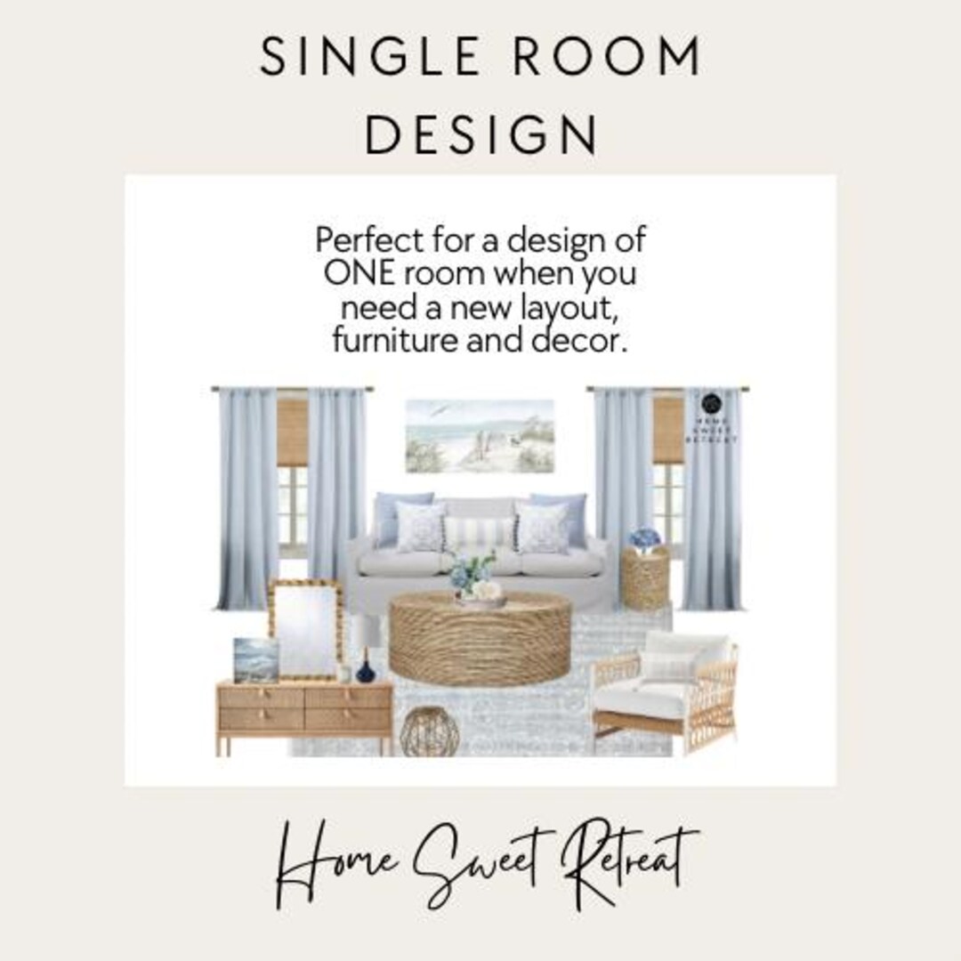 Single Room Design - Virtual Interior Design - Online Interior Design ...