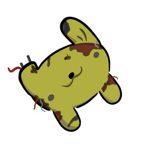 Five Nights at Freddys Springtrap Vinyl Sticker Decal FNAF Original Art ...