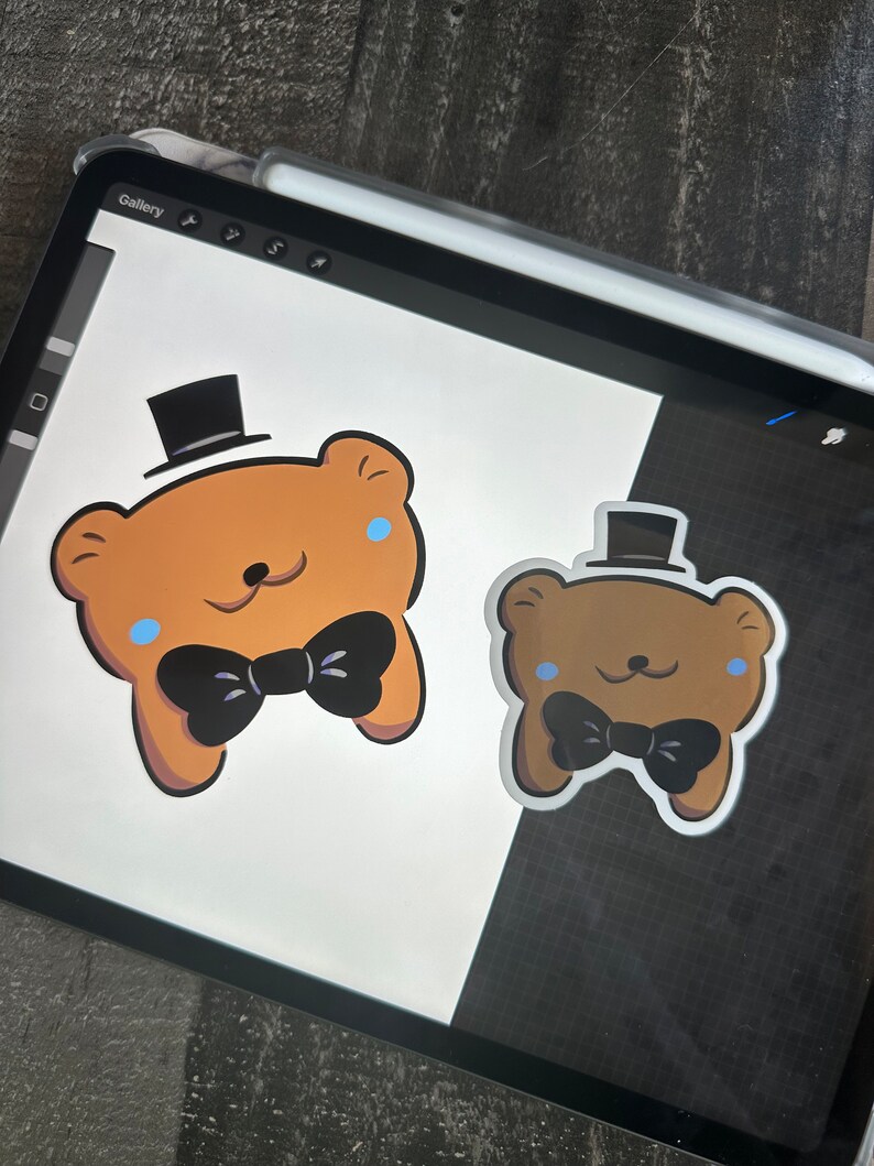 Five Nights at Freddys Freddy Fazbear Vinyl Sticker Decal FNAF Original ...