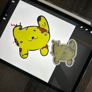 Five Nights at Freddys Springtrap Vinyl Sticker Decal FNAF Original Art ...