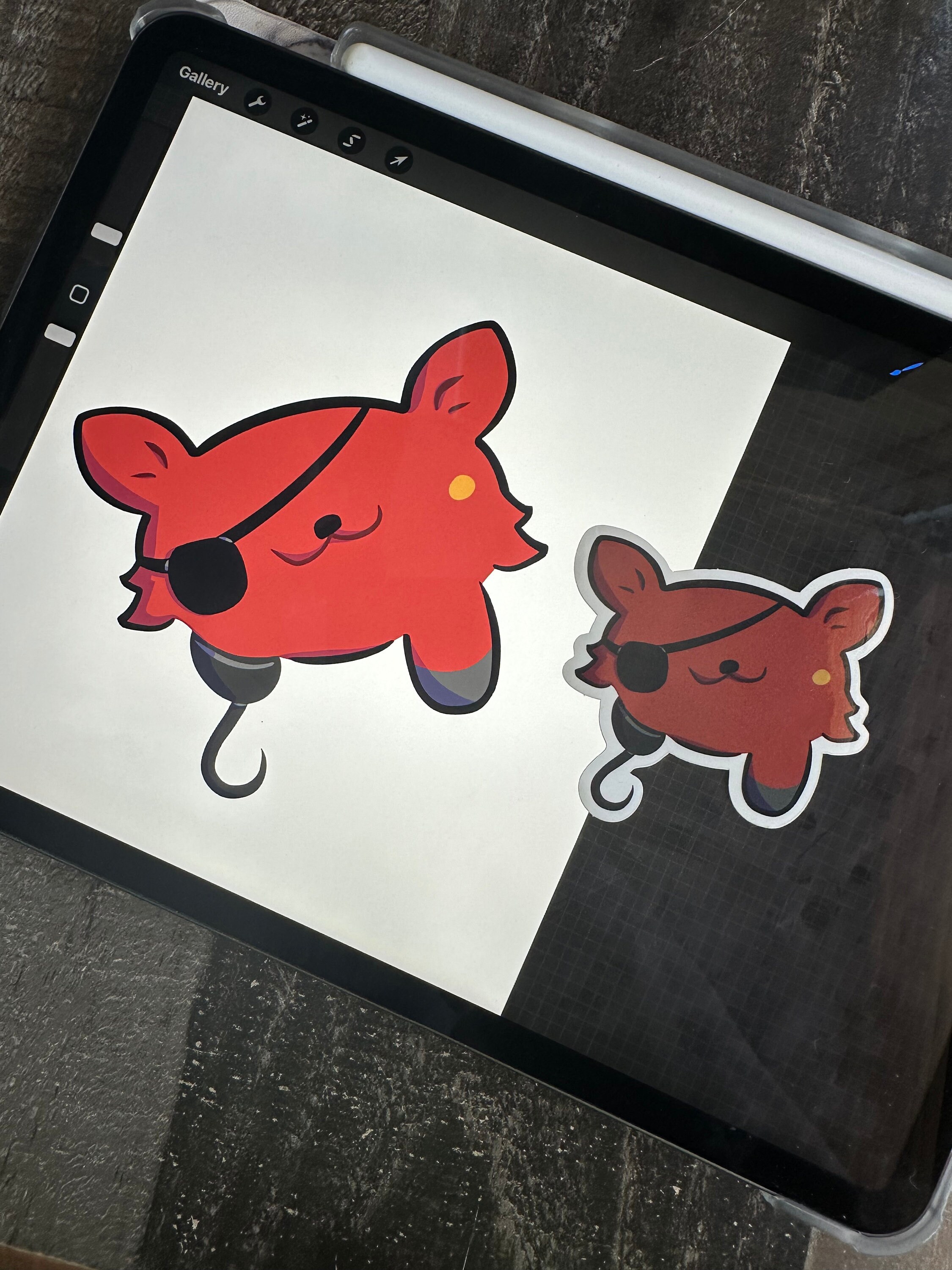 Five Nights at Freddys Foxy Vinyl Sticker Decal FNAF Original Art - Etsy