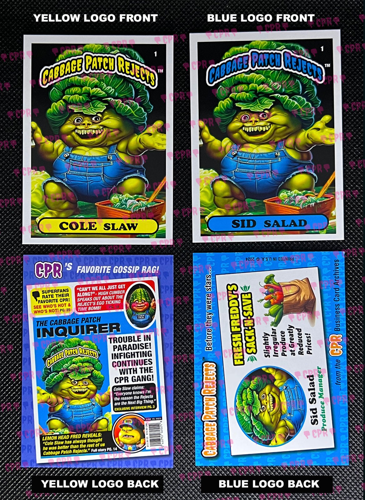 Like Garbage Pail Kids; CABBAGE PATCH REJECTS Trading Card Sets, Only ...