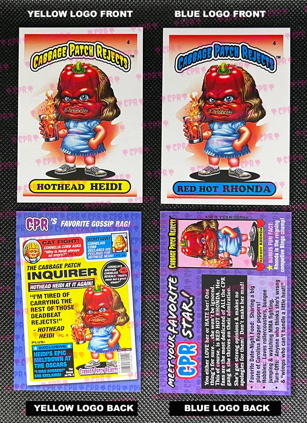 Like Garbage Pail Kids; CABBAGE PATCH REJECTS Trading Card Sets, Only ...