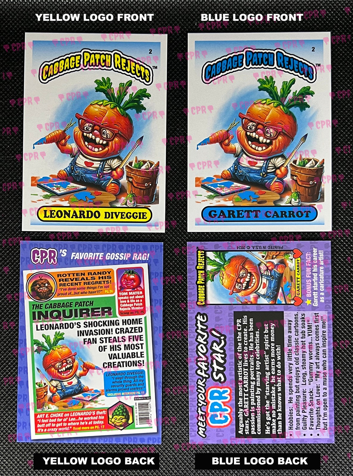 Like Garbage Pail Kids; CABBAGE PATCH REJECTS Trading Card Sets, Only ...