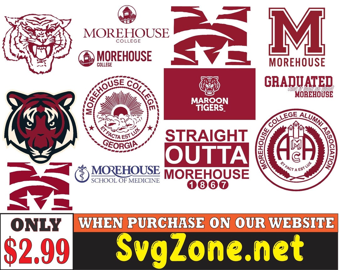Hbcu Svg Bundle Morehouse College and University Digital - Etsy