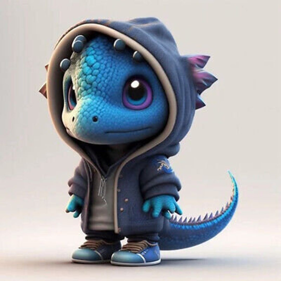 Baby Cool Dragon Toy Stl File, 3d Digital Printing Stl File, 3D ...