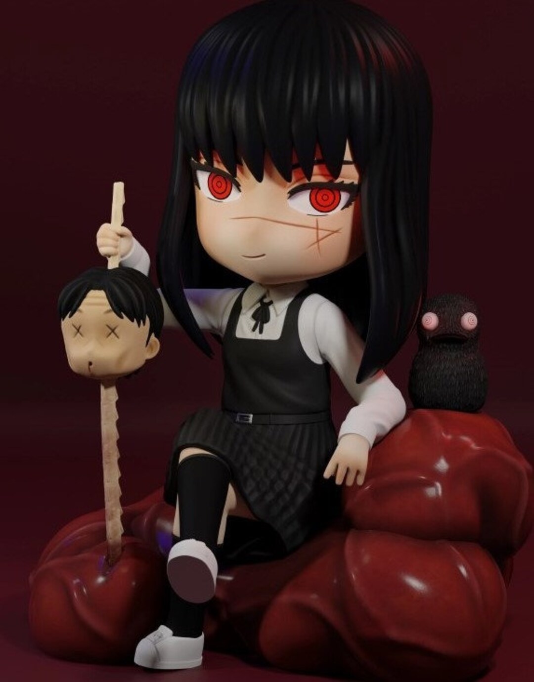 Yoru Chainsaw Man Toy Stl File, 3D STL Model, STL, 3d Printer Model, 3d ...