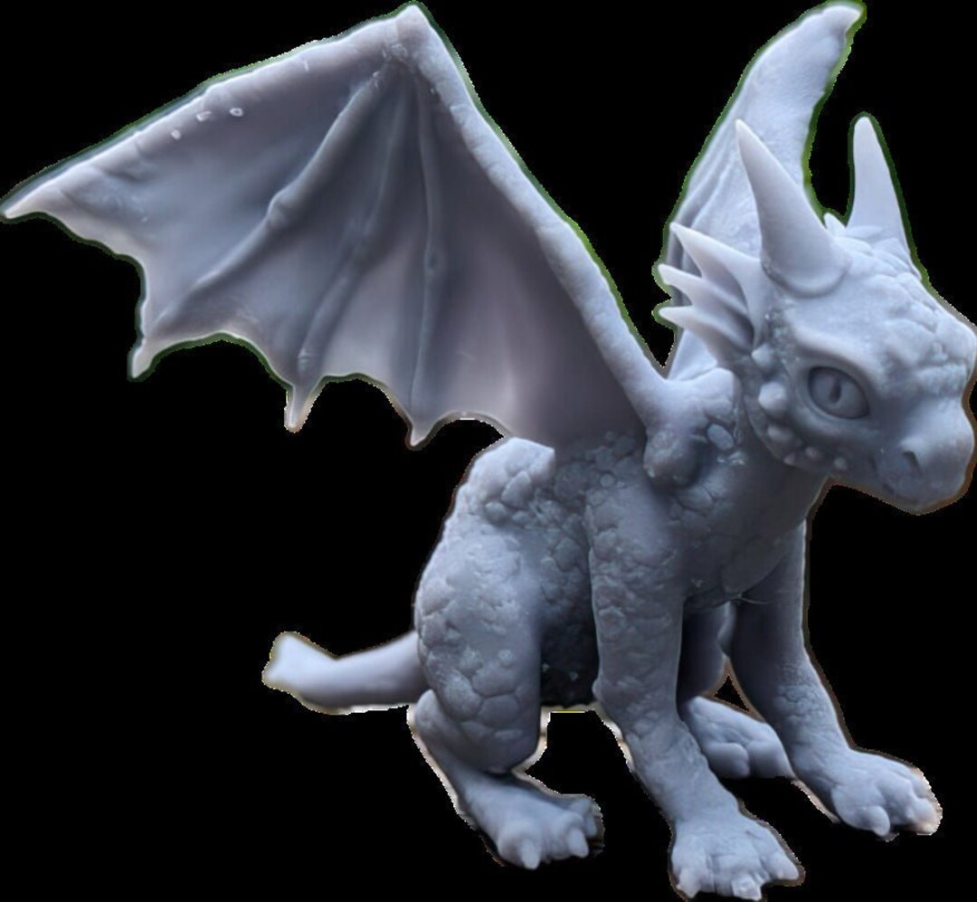 Baby Dragon Toy Stl File, 3d Digital Printing Stl File, 3D Printers Stl ...
