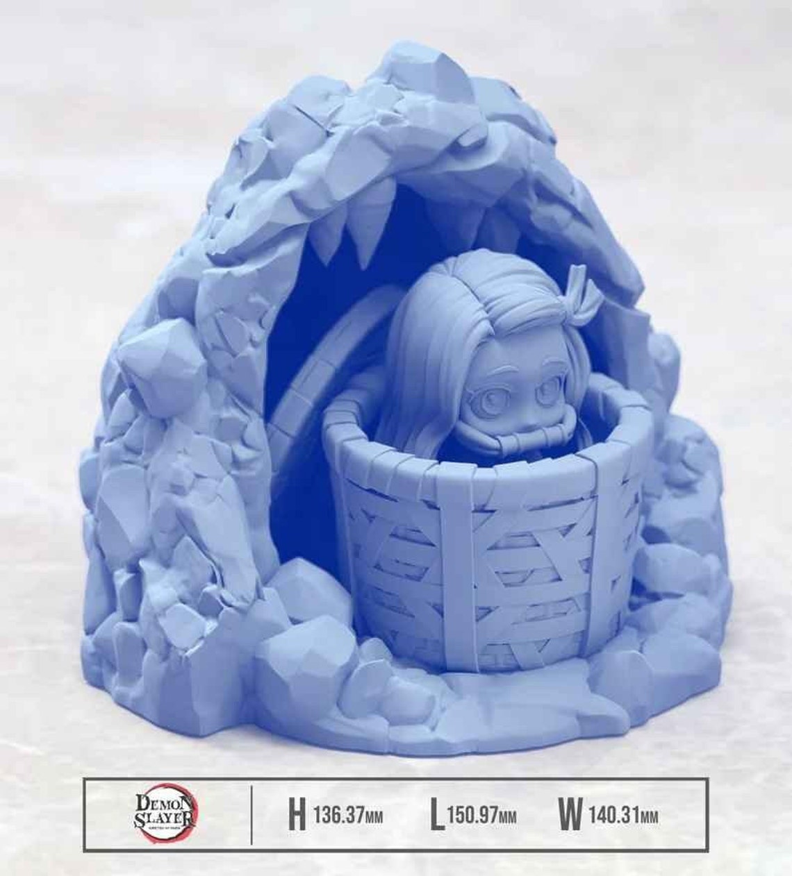 Nezuko Toy Figure Stl Model, 3D Stl Model, STL, 3D Printer Model, 3D ...