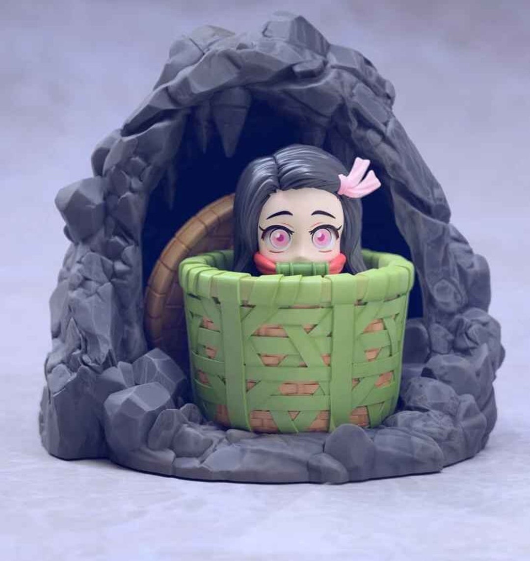 Nezuko Toy Figure Stl Model, 3D Stl Model, STL, 3D Printer Model, 3D ...
