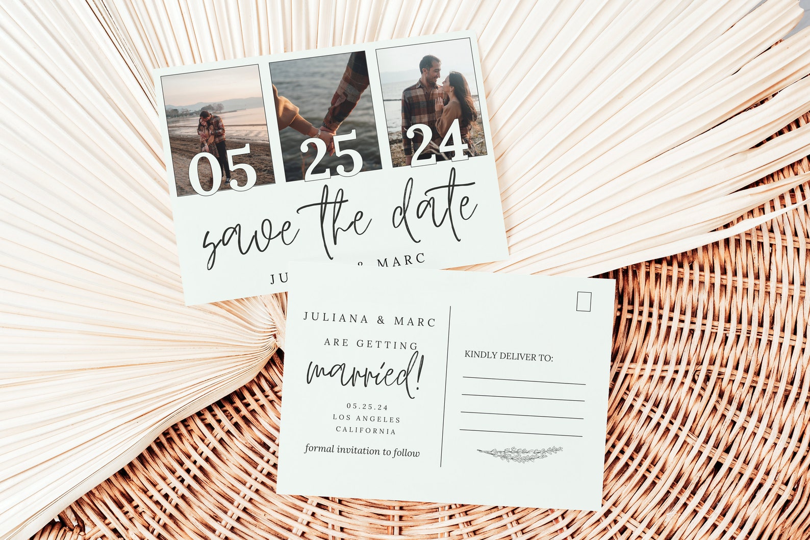 Postcard Save the Date Template Picture Save the Date Cards Wedding ...