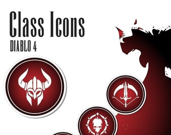 Purple | DIABLO 4 CLASS ICONS | Discord Badges + Emotes - Etsy