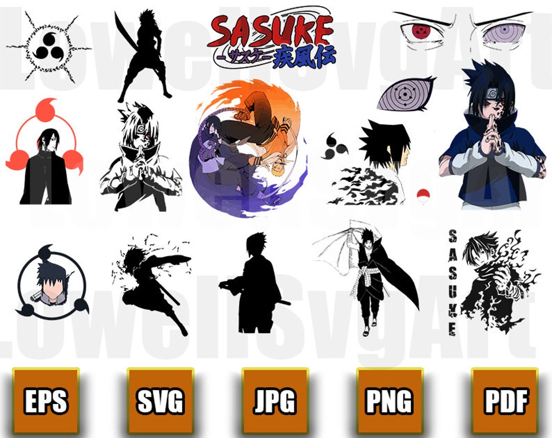 Anime SVG Anime Vektor Anime Cutfile Anime Clipart Anime - Etsy.de