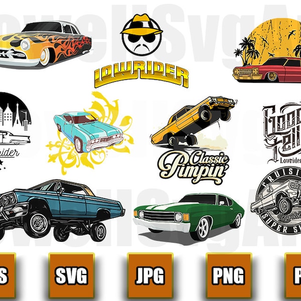 Lowrider Svg - Etsy