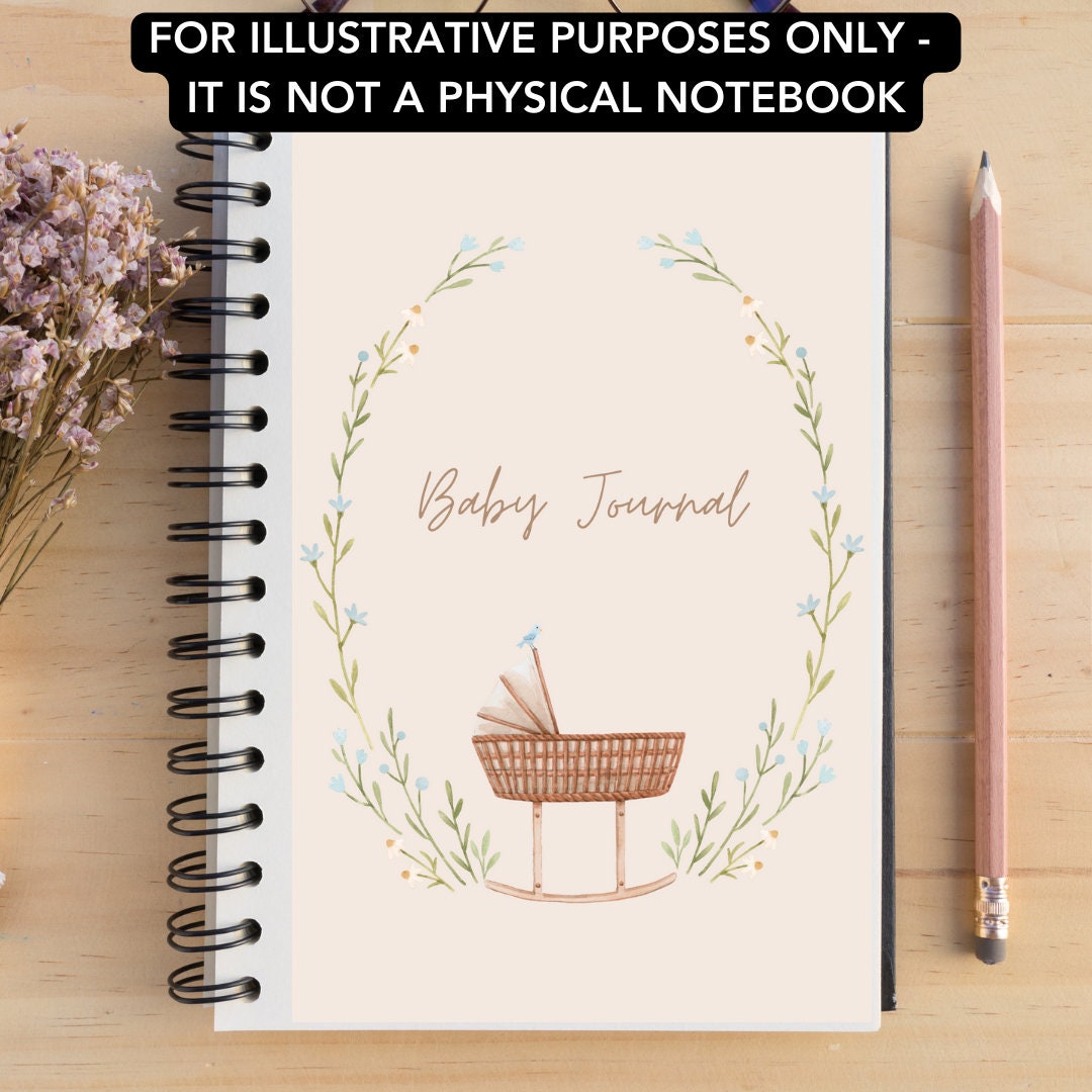 Baby Book, Printable Baby Book Pages, Baby Memory Book, Baby Book First ...