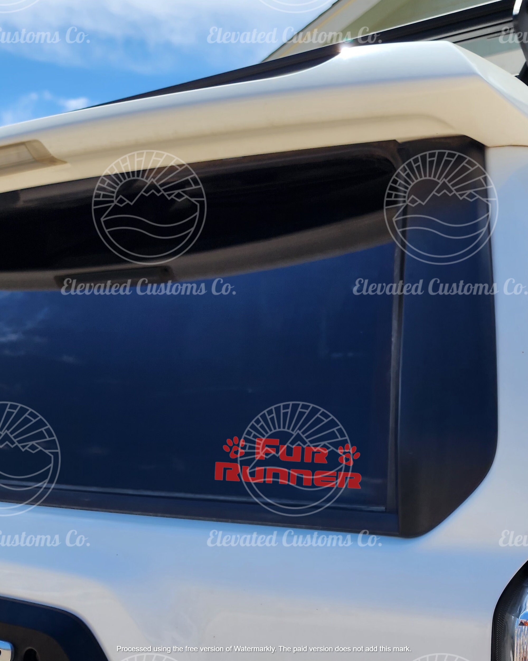 Fur Runner 4 Runner Window Decal - Etsy