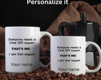 Chat GPT Mug Gift for Tech Lover AI Gift for Coworker Birthday Chatgpt ...
