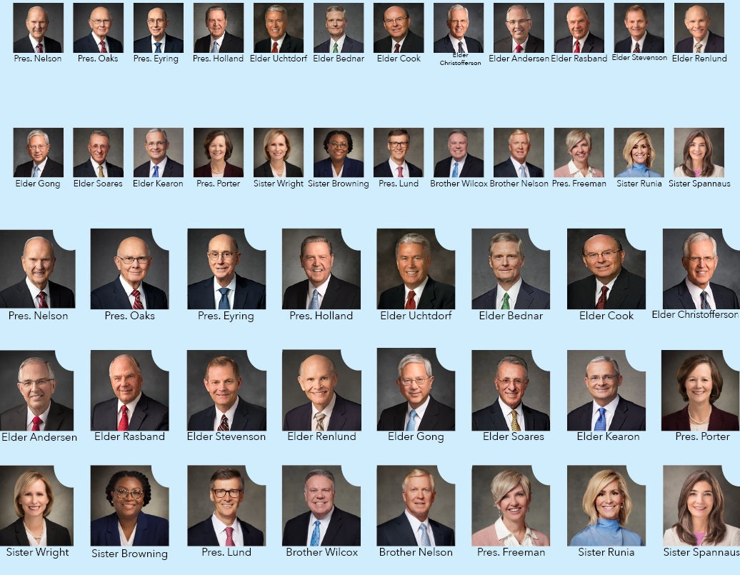 LDS General Authority Guess Who? Printable - Etsy