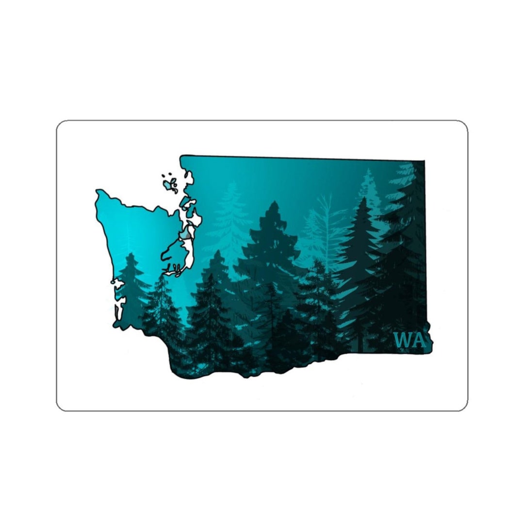 Washington State Sticker - Etsy