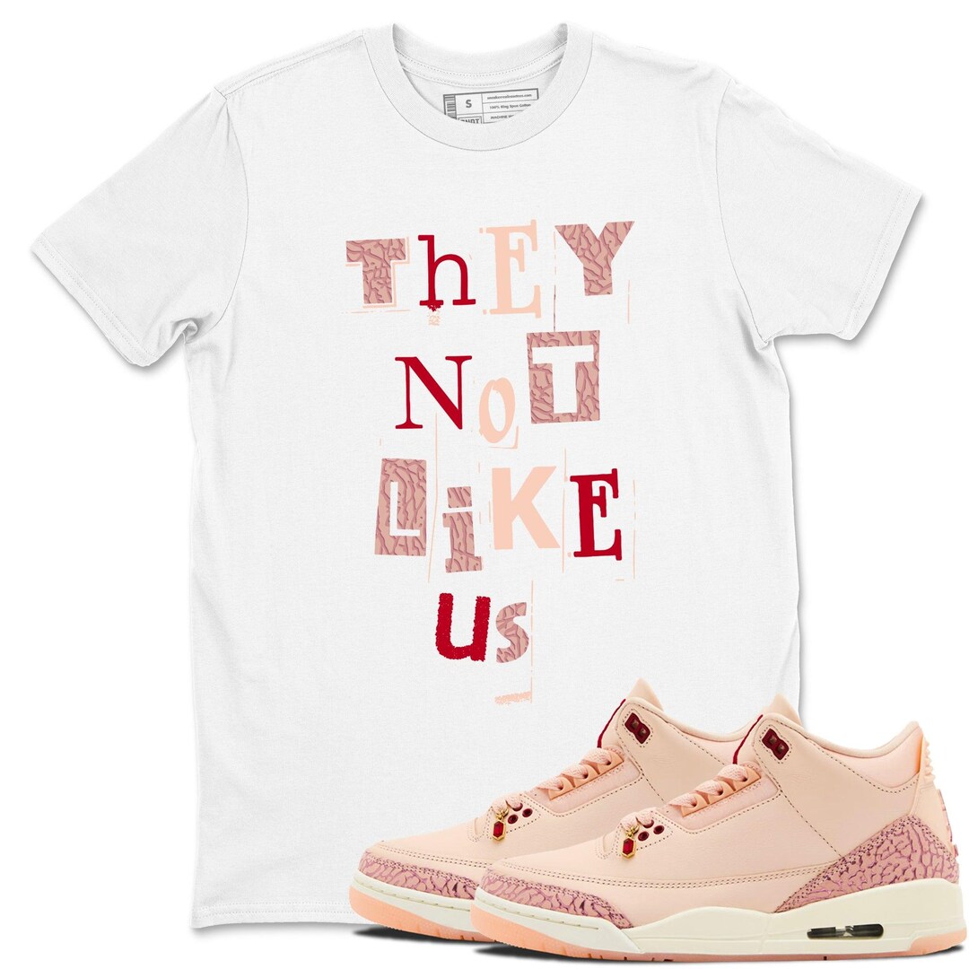 Vintage They Not Like Us Unisex Graphic Shirts to Match Sneakers AJ3 ...