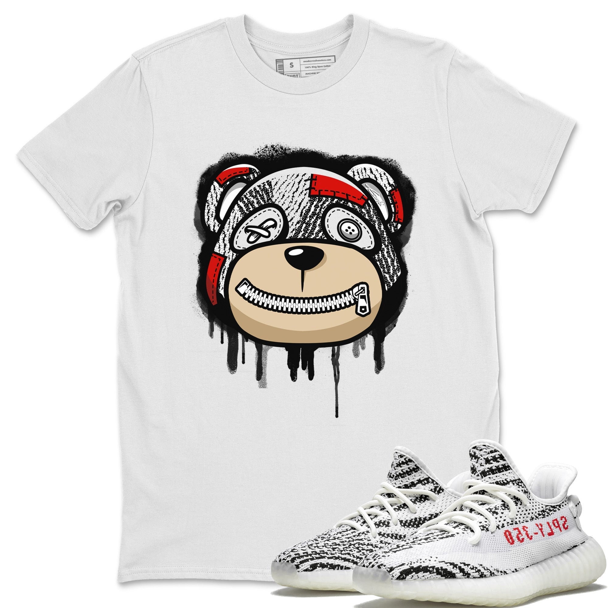 Bear Face Unisex T-shirt Sneaker Shirt to Match Yeezys 350 Zebra - Etsy