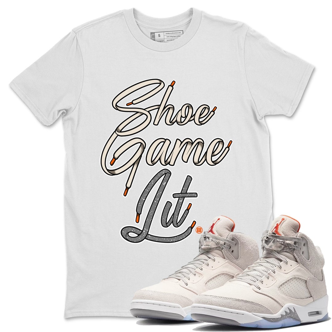 Shoe Game Lit Shoe Lace Unisex Clothing - Sneaker Shirts to Match the ...