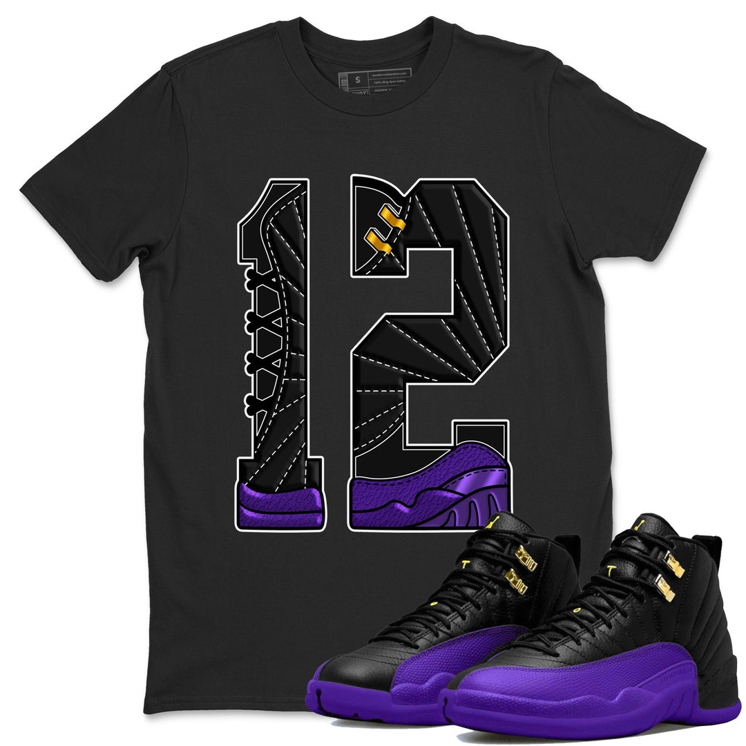Number 12 Unisex T-shirt - Sneaker Shirt to Match 12s Field Purple - Etsy