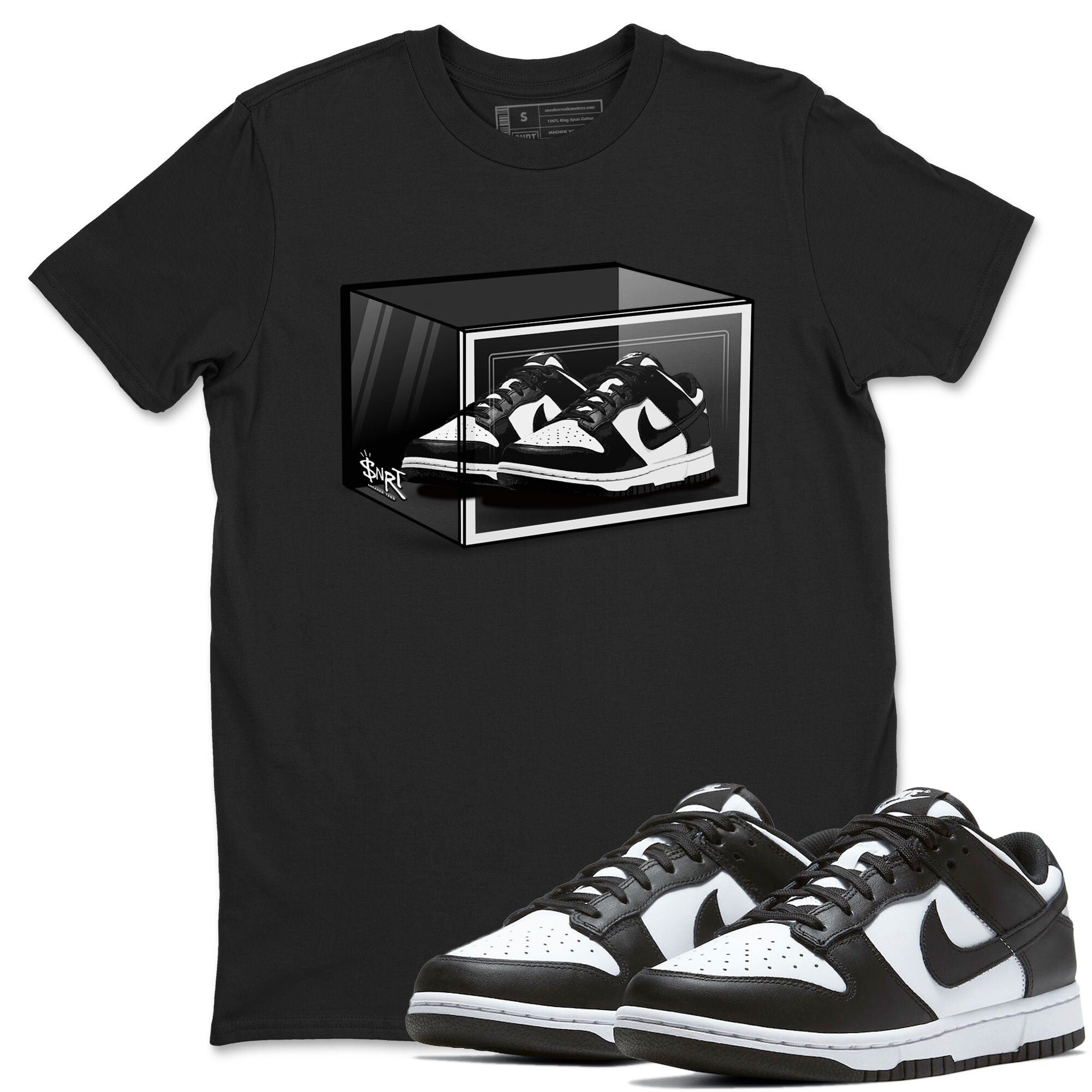 Shoe Box Unisex Crew Neck T-shirt Sneaker Shirt to Match Dunks Panda ...