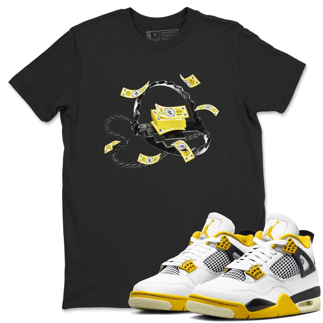 Trap Money Streetwear Brand Shirts to Match Jordans 4s Vivid Sulfur - Etsy