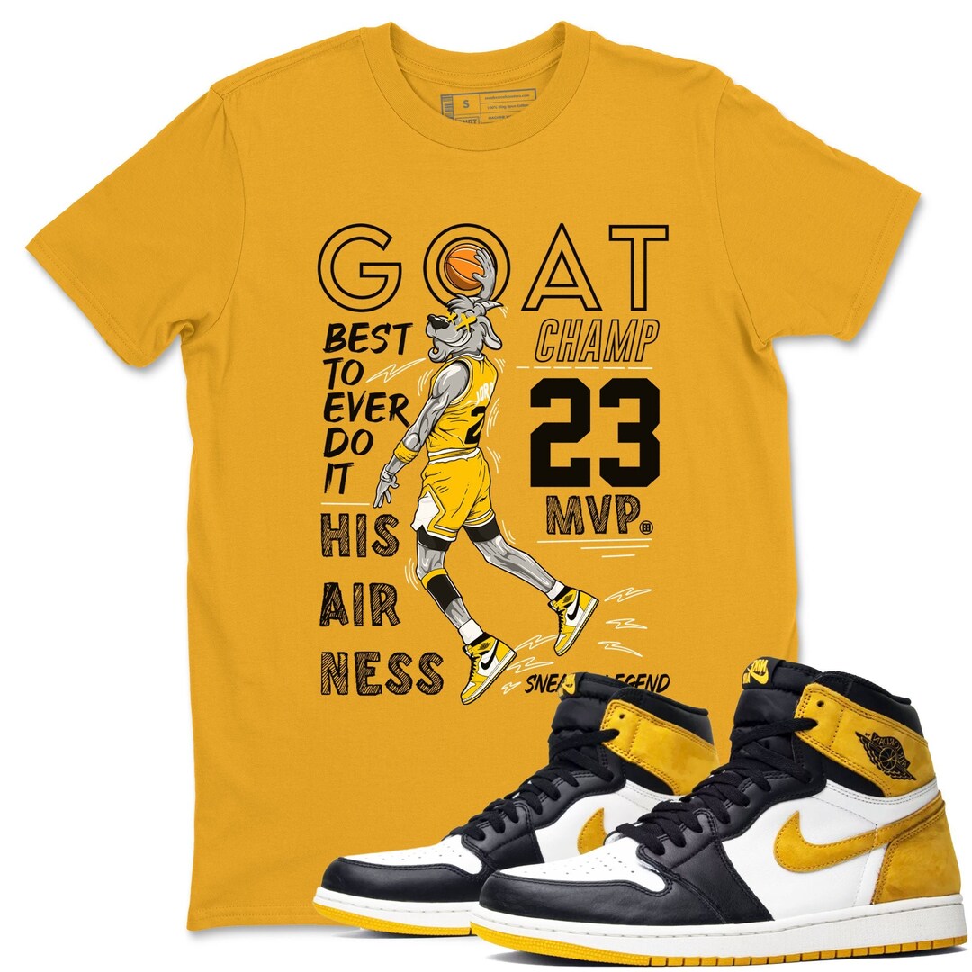 MVP Goat - 1s Yellow Ochre Streetwear - Etsy