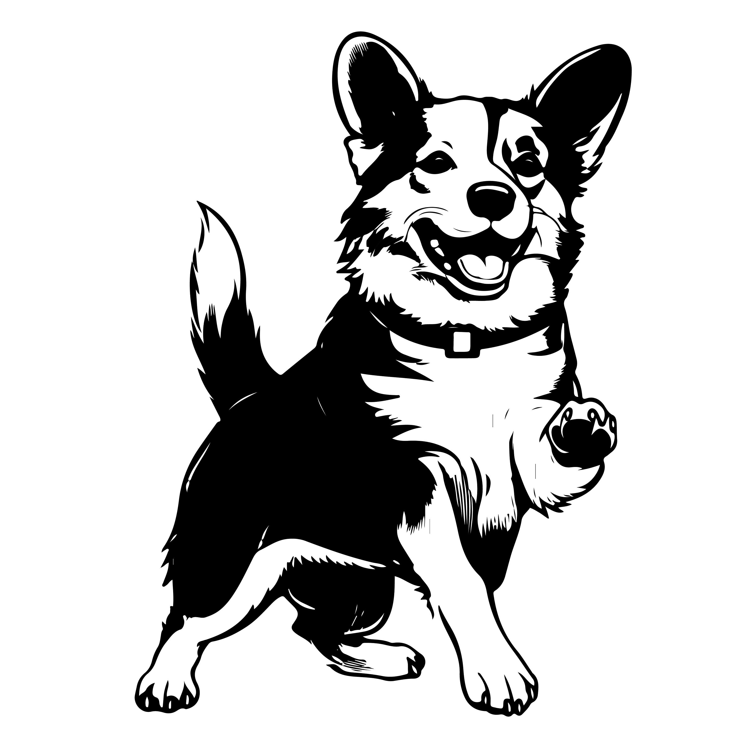 Corgi Dog SVG, Dog Portrait, Dog Outline, Files for Cricut, SVG File - Etsy